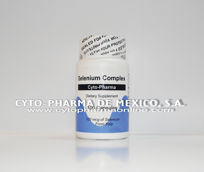 Selenium Complex 100 Capsules per bottle. Cytopharma de México